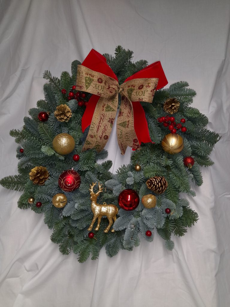 Traditional Wreath - Blooming Elegant Events - Professional Florist Dublin